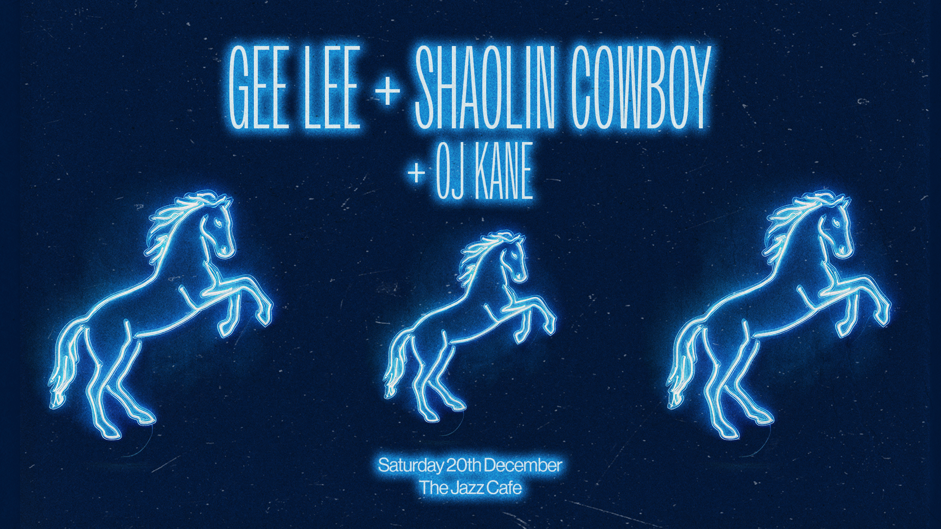 Shaolin Cowboy & GEE LEE: Christmas Party at Jazz Cafe