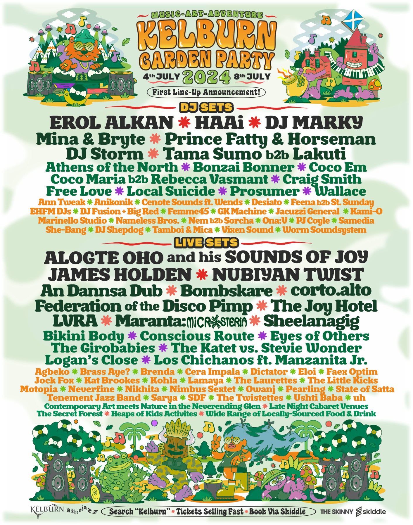Kelburn Garden Party 2024 bei Kelburn Castle Country Park Scotland