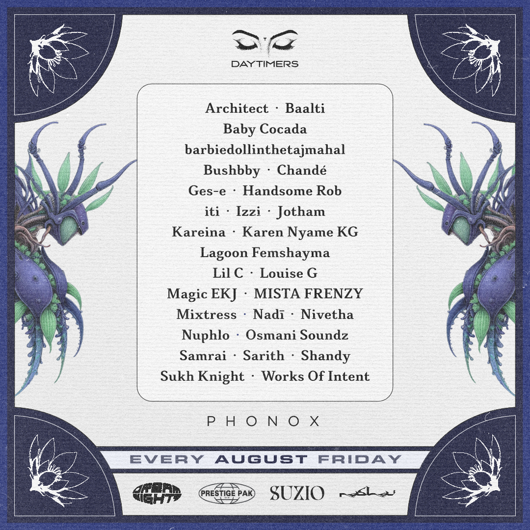 DAYTIMERS: Every Friday in August